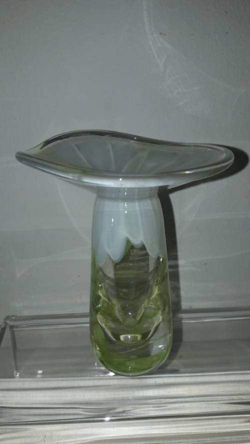 Studio Glass Bud Vase By Famous British Studio Glass Maker Fleur Studio Glass Bud Vase By Famous British Studio Glass Maker Fleur